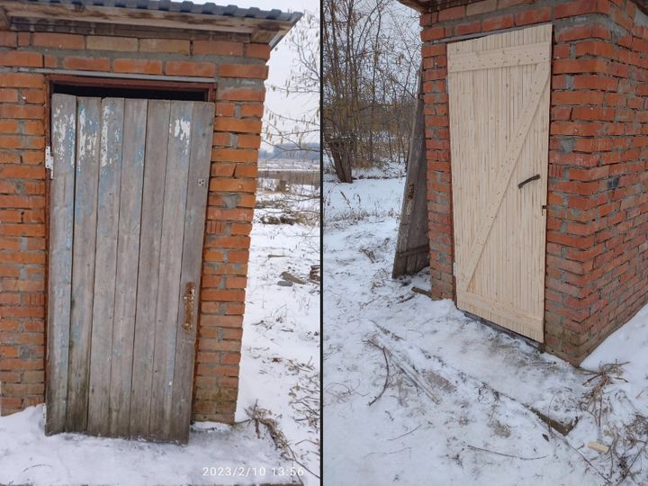 The toilet door was immediately repaired Authorities in Russia s Krasnodar region fix outhouse for mother of mobilized soldier